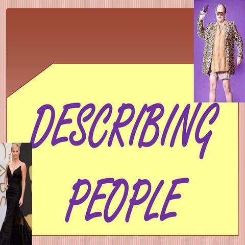 Describing people | PPTX