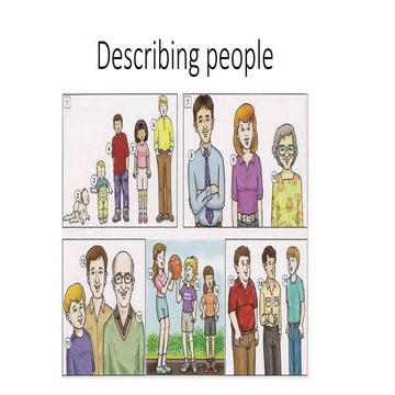 Describing people part 1 | PPTX