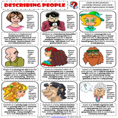 describing physical appearance | PDF