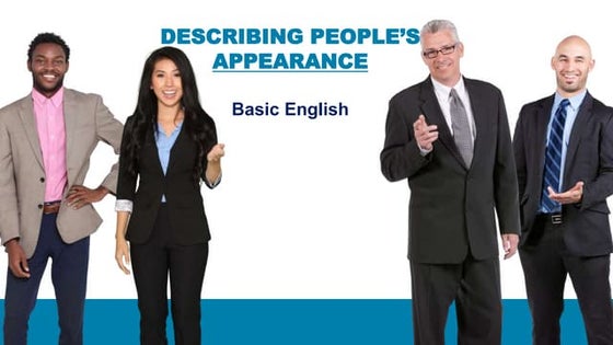 Learn how to describe people in English A1 | PDF