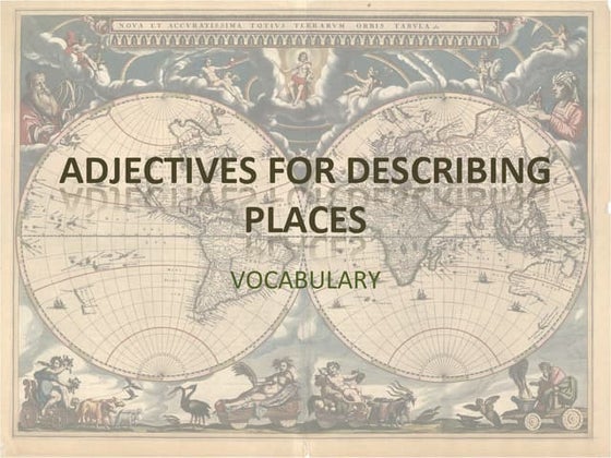 Adjectives for describing places 2 | PPT