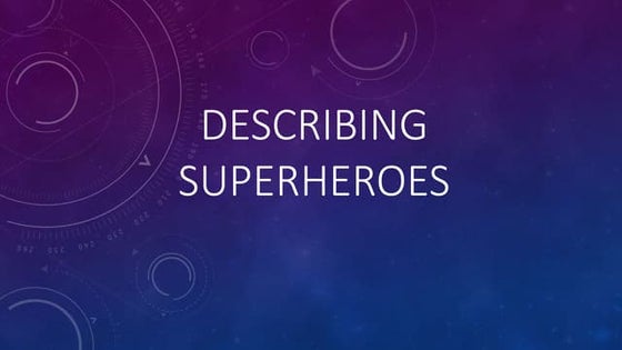 Boy superhero | PDF