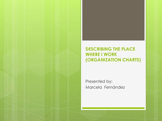 Organization charts | PPTX