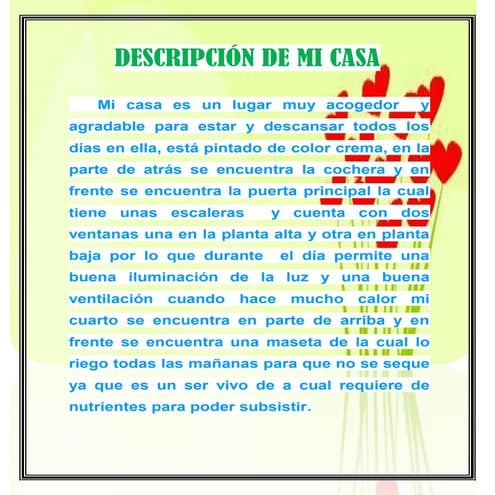 descripción de las partes de la casa | PPTX