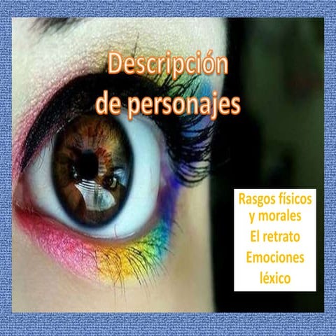 Descripción de personajes | PPTX