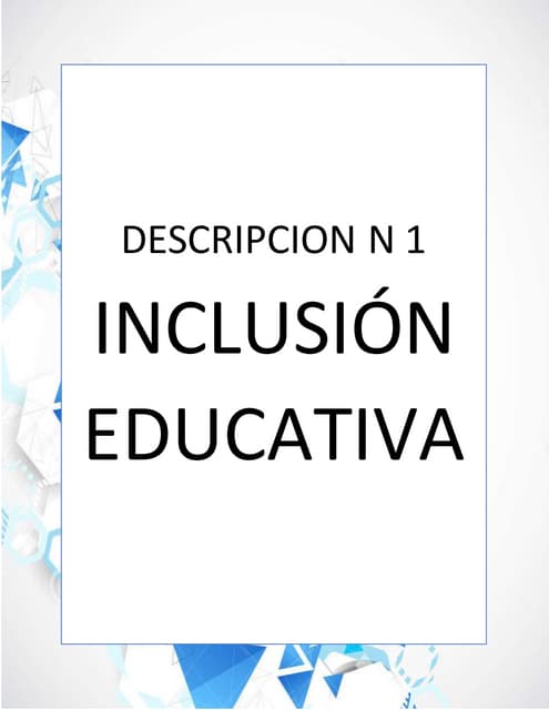 Inclusion educativa mapa | PPT