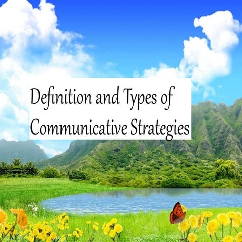 7 communicative strategies | PPTX