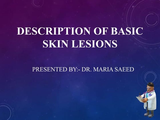 Secondary lesions & Special lesions in dermatology | PPT | Skin and ...