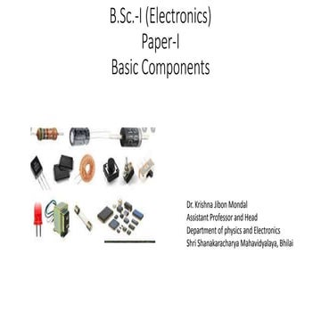 Description of Electronics components | PPTX