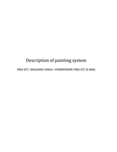 Method painting works emulsion paint | PDF
