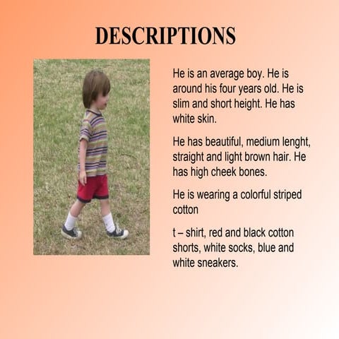 Descriptions | PPT