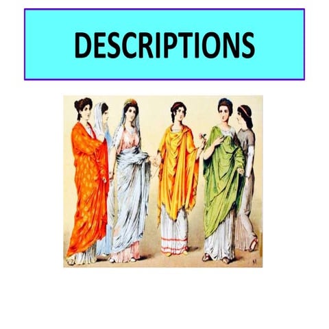 Descriptions | PPT