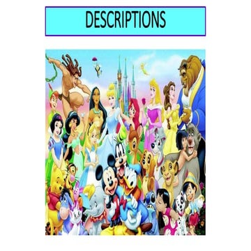 Descriptions 1 | PPT