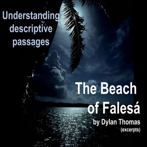 Description the Beach of Falesá | PPT