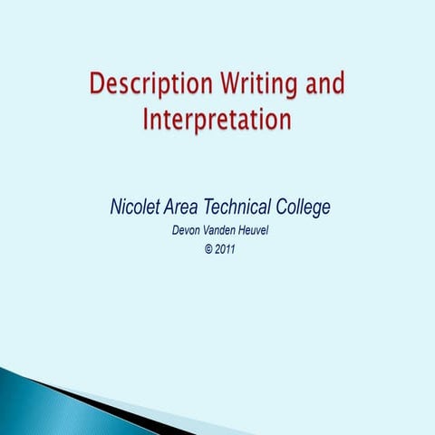 Legal Descriptions a guide to reading and writing | PPTX