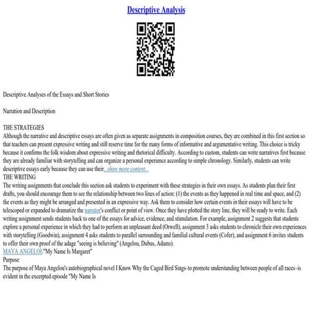 Descriptive Analysis | PPT