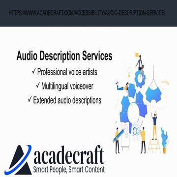 Enhance Accessibility with Descriptive Audio Service | PPTX