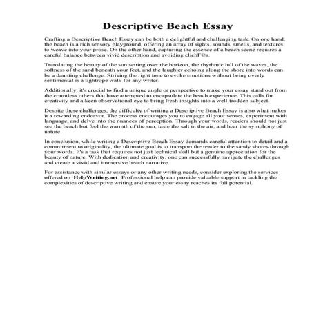 Descriptive Beach Essay.pdf