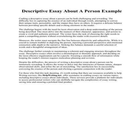 Descriptive Essay About A Person Example.pdf