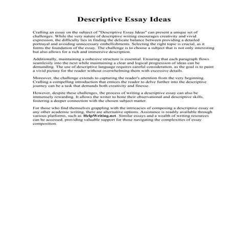Descriptive Essay Ideas.pdf