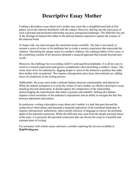 Essay About My Mom.pdf