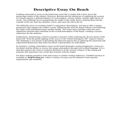 Descriptive Essay Of The Beach.pdf