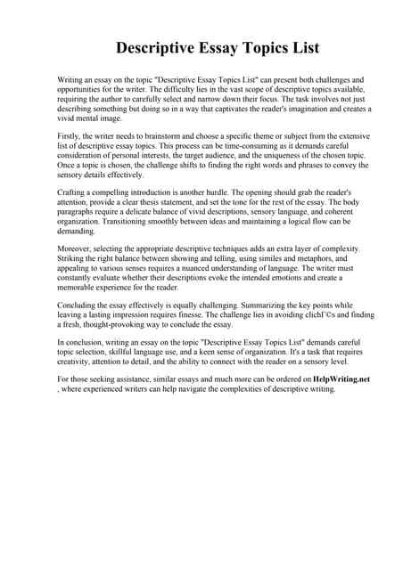 How To Do A Descriptive Essay.pdf