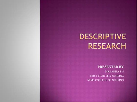 Used of Technical Terms in Research | PPT