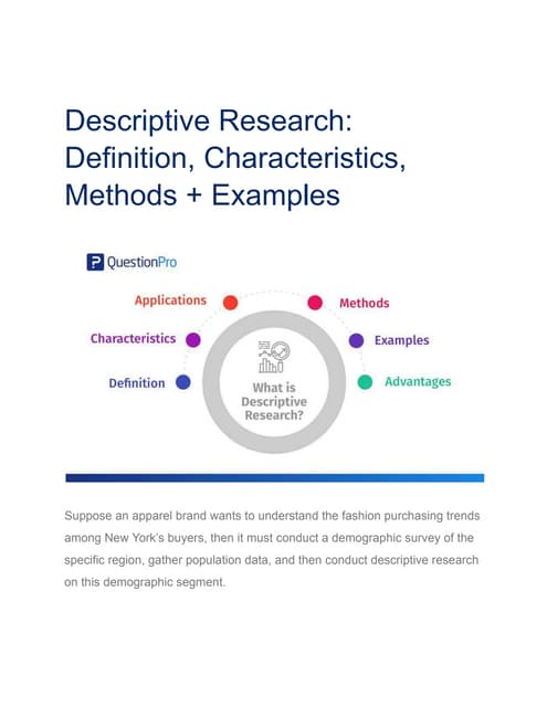 Descriptive Research | PPTX | Educational Assessment | Education