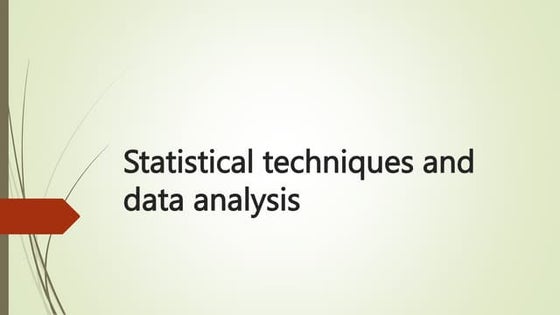Measures of dispersion | PPT