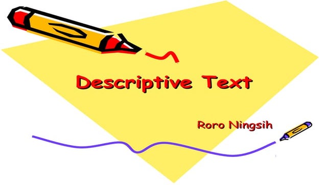 Descriptive text | PPT