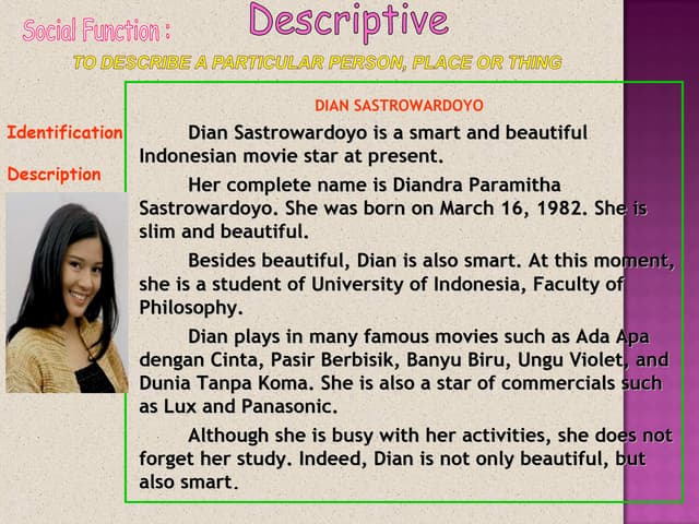 Descriptive text | PPTX