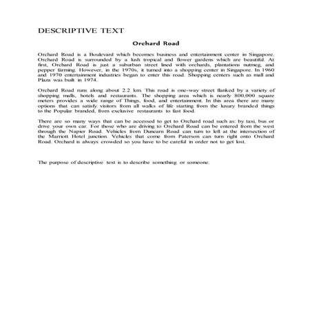 Descriptive text | DOCX