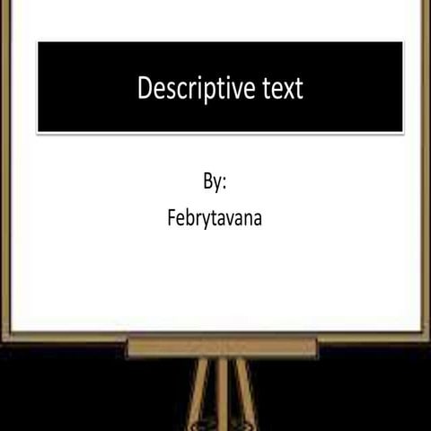 Descriptive text | PPTX