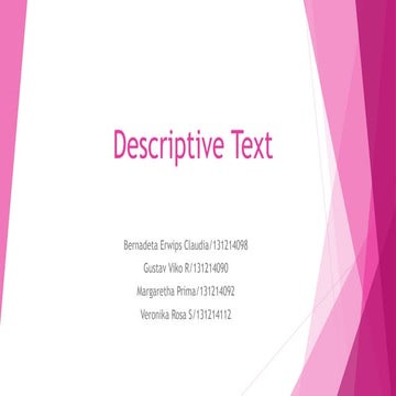 Descriptive text | PPT