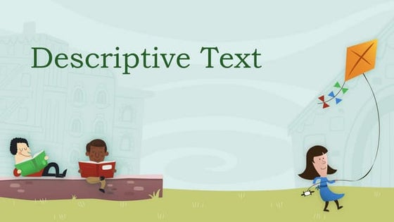 materi Descriptive Text ppt download for free | PPTX