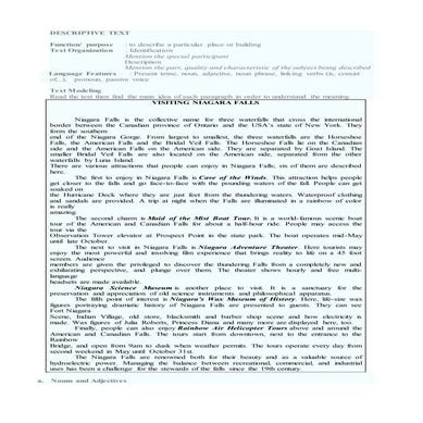 Descriptive text | DOCX | Amusement and Theme Parks | Attractions