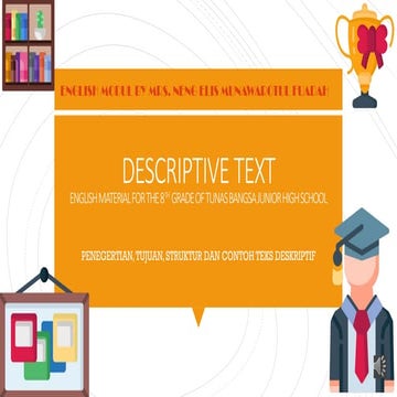 DESCRIPTIVE TEXT for 8 grade junior high school.pptx
