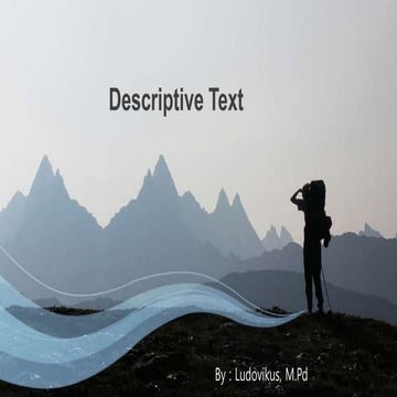 English for nursing students: Descriptive Text | PPT