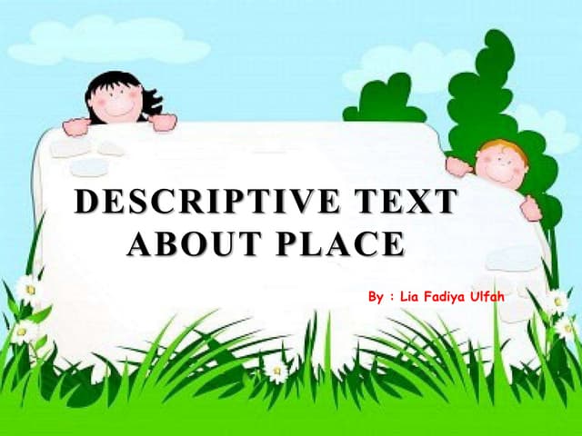materi Descriptive Text ppt download for free | PPTX