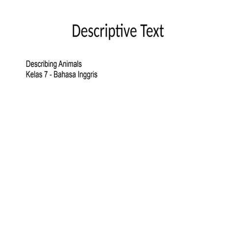 Descriptive_Text_Describing_Animals.pptx