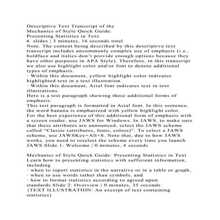 Descriptive Text Transcript of theMechanics of Style Quick Guide.docx