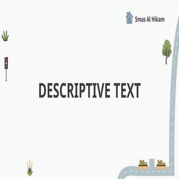 THE MEANING OF DESCRIPTIVE TEXT AND GENERIC STRUCTURE .pptx