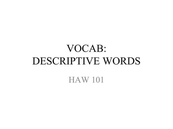 Kikino vocab | PPT