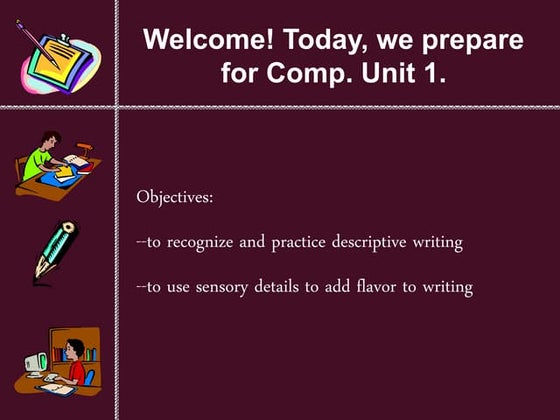 Year 7 Week 1 - Descriptive writing.pptx