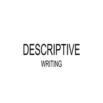 Descriptive Writing.pptx