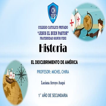 DESCUBRIMIENTO DE AMERICA POR CRISTOBAL COLON | PPTX