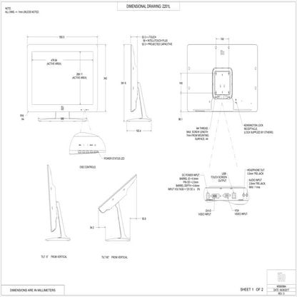 Dimensões do ELO ET 2201L | PPT