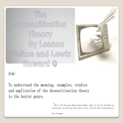 Desensitisation theory | PPTX