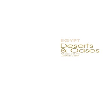 Desert and oasis brochure | PDF